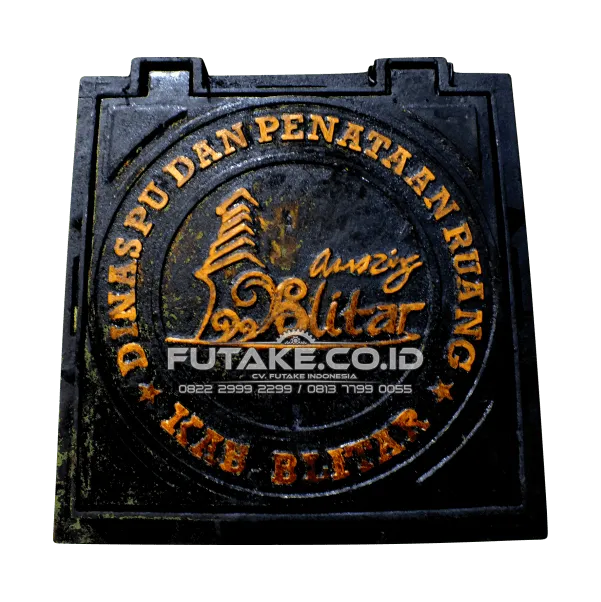 Manhole Cover Dinas PU dan Penataan Ruang Kabupaten Blitar - FUTAKEDRAIN